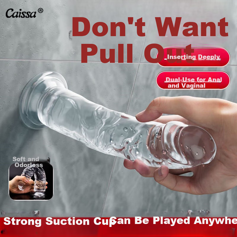 Qiaoshangshi Симулятор вибратора для женщин с присоской ручной толстый дилдо взрослый секс-игрушка для женщин и мужчин