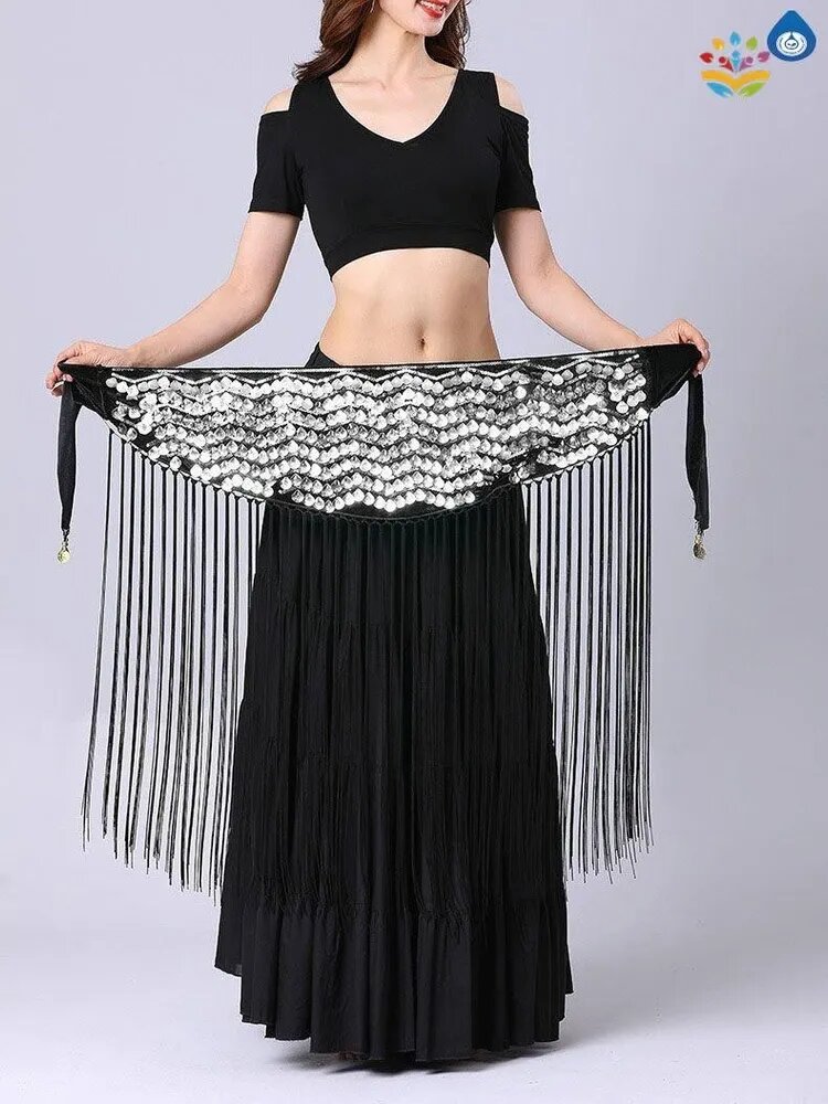 Пояс для восточных танцев, платок для танца живота