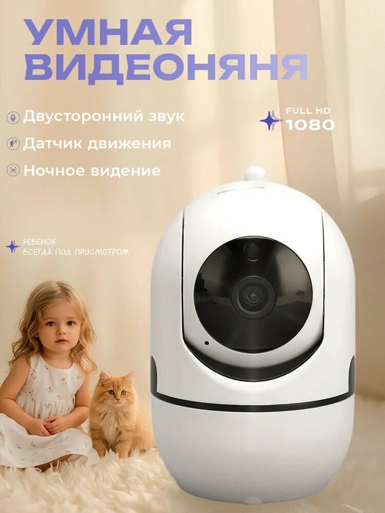 Видеоняня беспроводная, камера видеонаблюдения WiFi