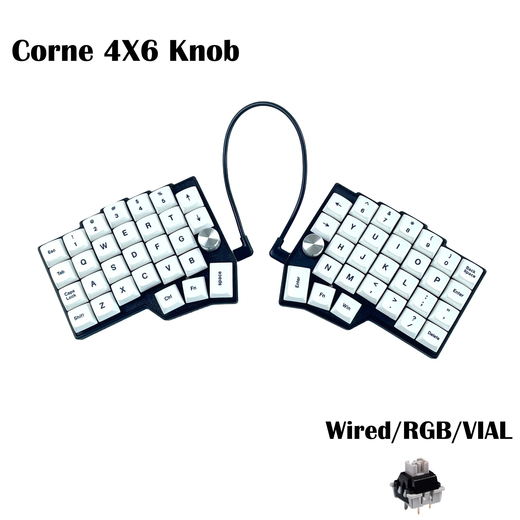 Corne 4×6 Программируемая механическая клавиатура