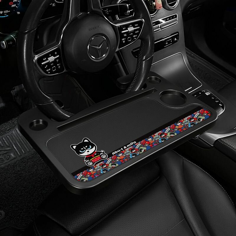 Подставка для руля автомобиля, поднос для еды в машине, подставка для планшета в автомобиле, столик для компьютера, держатель для чашек и напитков в автомобиле.