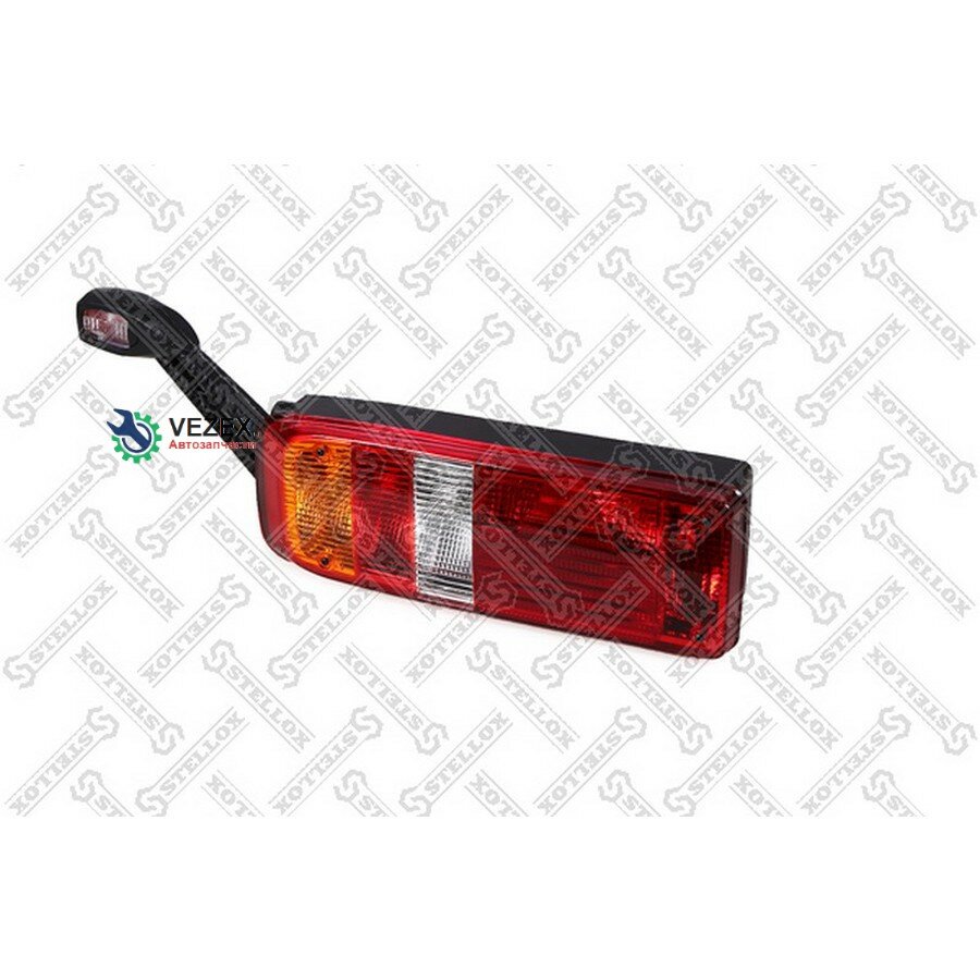 STELLOX 8737169SX фонарь задний! LH разъем 7-pol +Рог\ Kogel, Krone