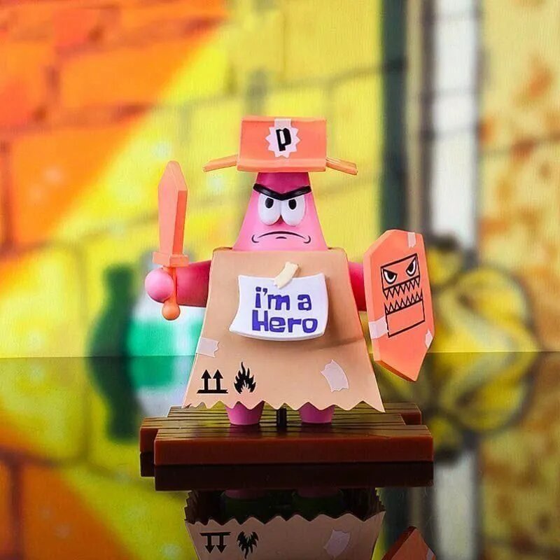 SpongeBob SquarePants Серия Blind Box Фигурка из ПВХ (поливинилхлорид) 1 шт. Случайный выбор, размер 8.5*12*8.5 см — фото 1