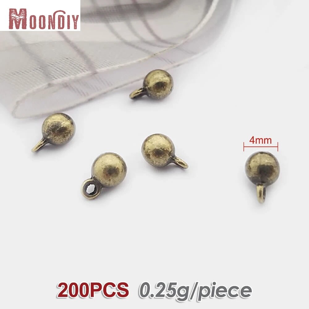 Торцевые бусины-подвески золотого цвета из цинкового сплава Бежевый, 30491-Antique Bronze