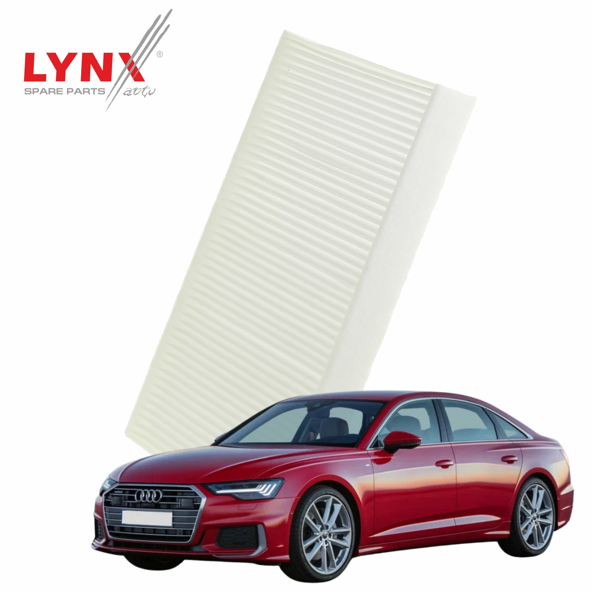 Фильтр салонный Audi A6 (5) C8 / Ауди А6 2018 2019 2020 2021 2022 / 1шт LYNXauto