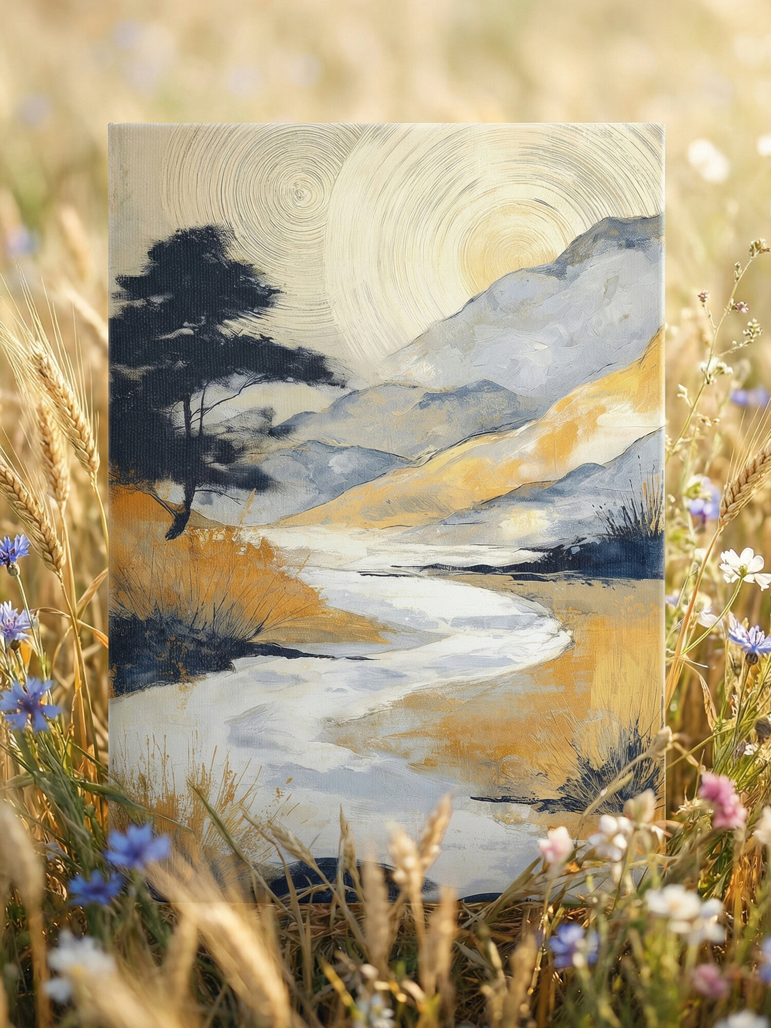 Картина Postermarket "Пейзаж," холст на подрамнике 50х70 см.