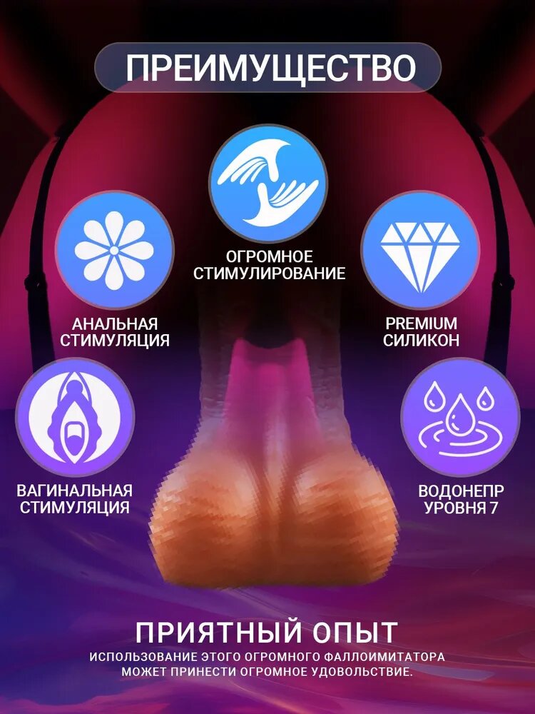 DELCUS Фаллоимитатор, 29см — фото 1