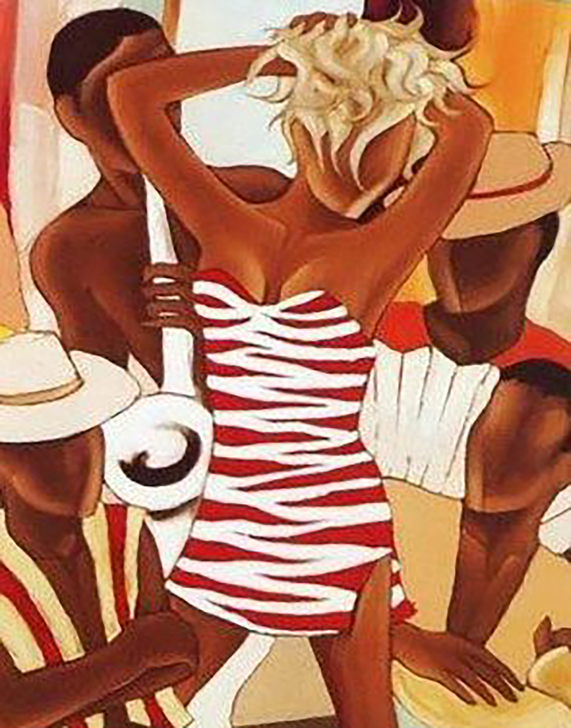 Картина по номерам "Рай для безликих", хлопковый холст на подрамнике 40х50 см, акрил, 000 Art Hobby Home