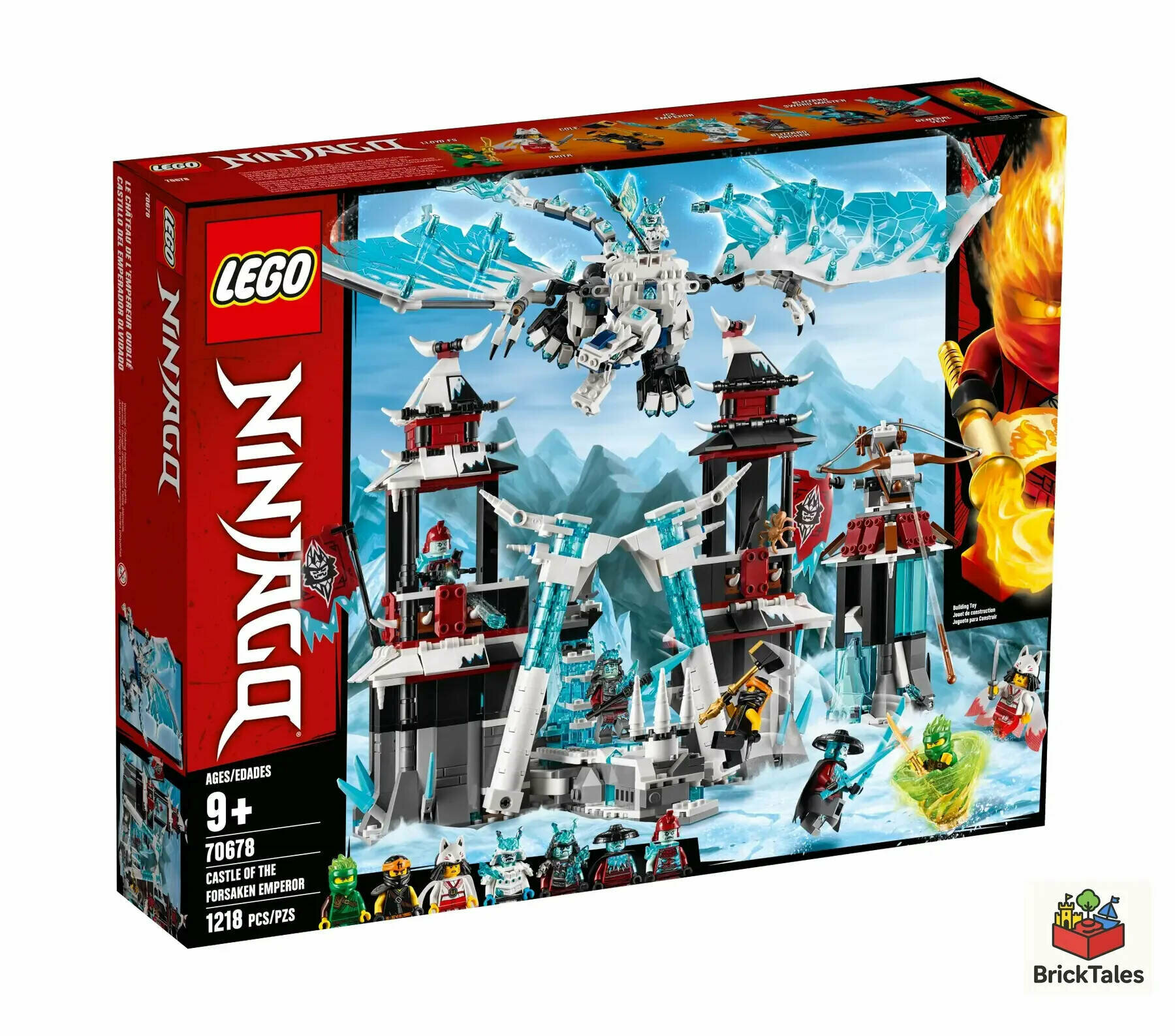Конструктор LEGO Ninjago 70678 Замок проклятого императора, 1218 деталей, от 9 лет