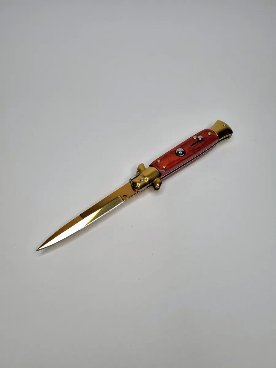 Нож автоматический с кнопкой складной Стилет