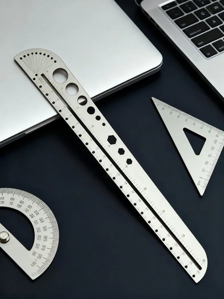 Линейка для квиллинга, Миниатюрная прецизионная с гравировкой, 1 шт