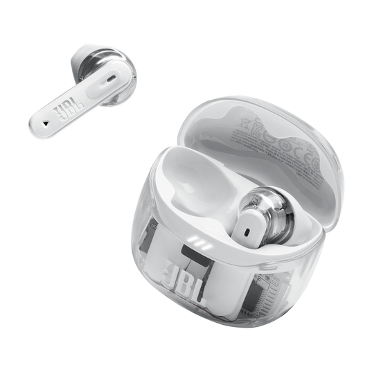 Наушники JBL Tune Flex 2 Ghost Edition(White), беспроводные, IP54, белый