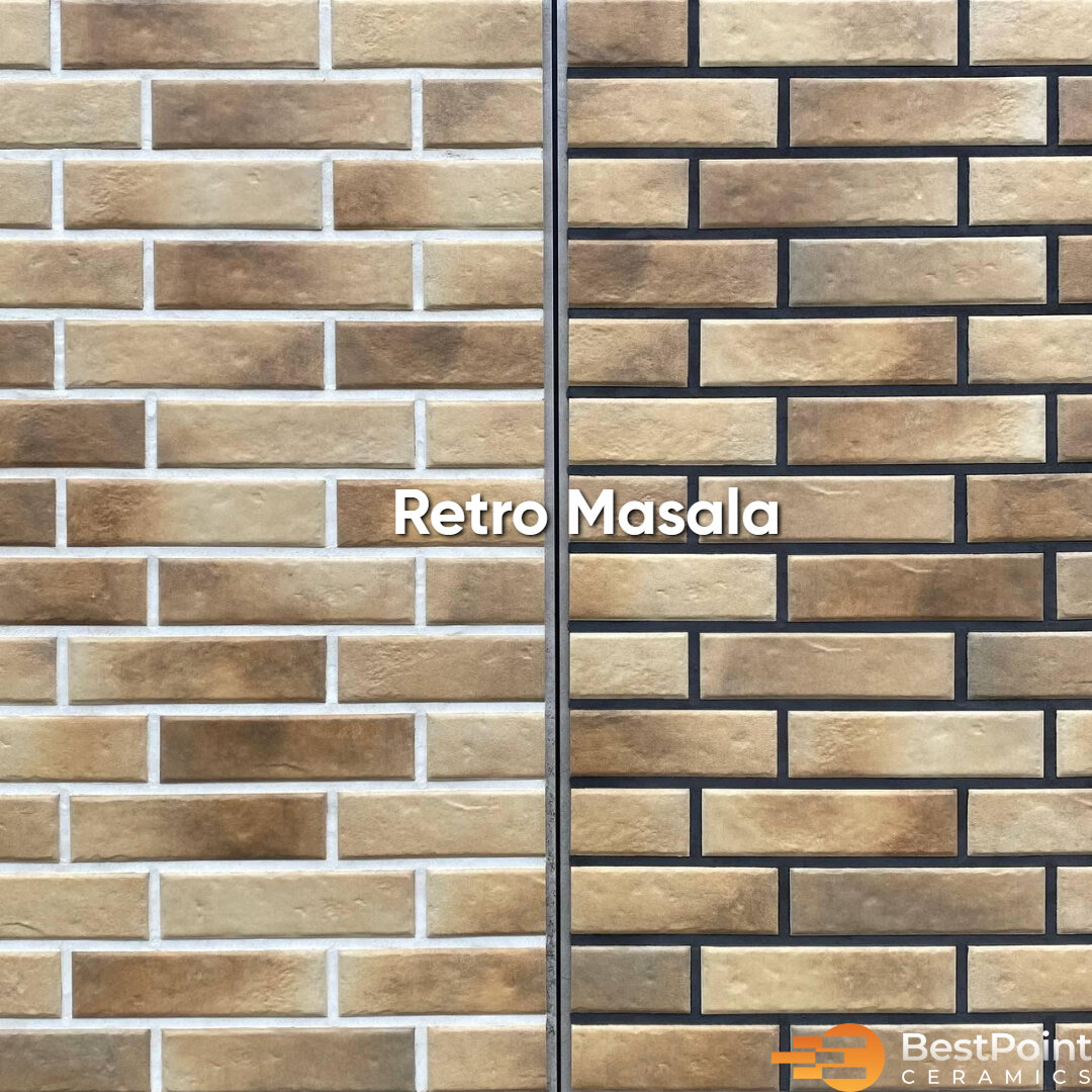 Плитка клинкерная BestPoint "Retro Masala" 24,5х6,5 см (46 шт в коробке), матовая, бежевая