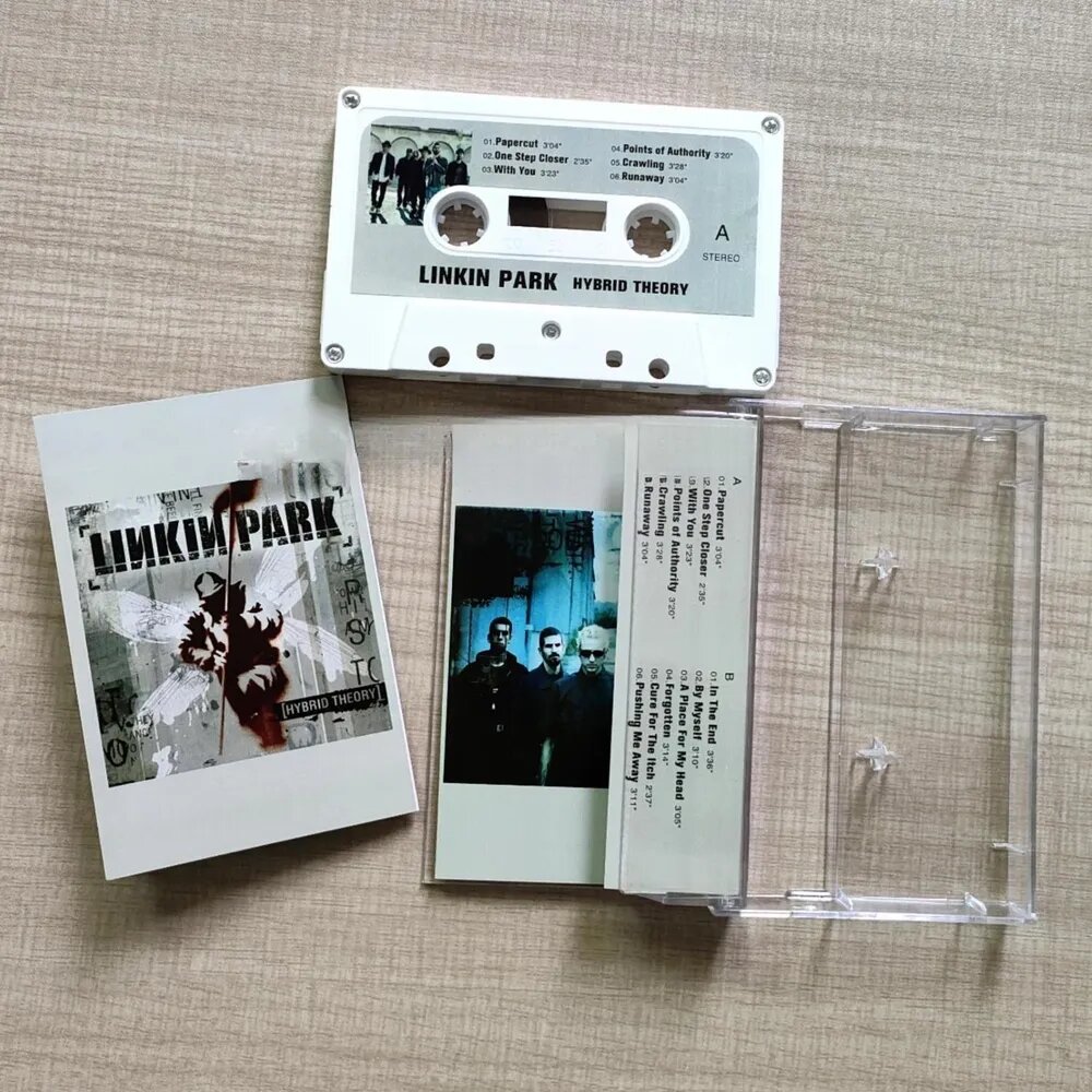 Музыкальный диск, Linkin Park - Hybrid Theory, Кассета с Магнитной Лентой, аудиокассета