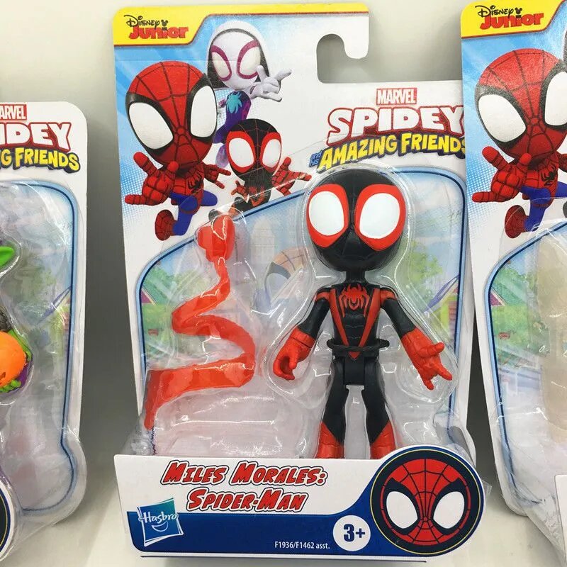 Hasbro Marvel Spidey and His Amazing Friends Toy Figure / Детский набор игрушек Человек-паук и его друзья, состоящий из 1 кукол, маску можно переворачивать вверх и вниз. Марвел