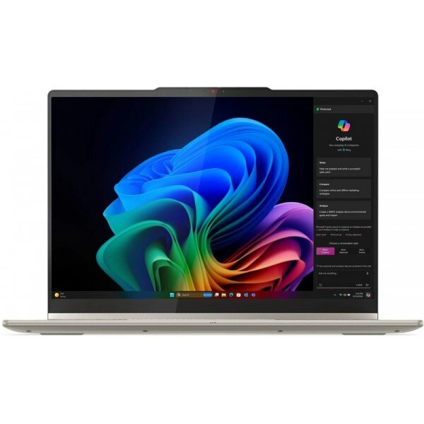 Ноутбук Lenovo Yoga 7 14AKP10 14", 2025, трансформер, OLED, AMD Ryzen AI 7 350 2ГГц, 8-ядерный, 24ГБ LPDDR5x, 1ТБ SSD, AMD Radeon 860M, Windows 11 Home, бежевый (83jr0061rk)
