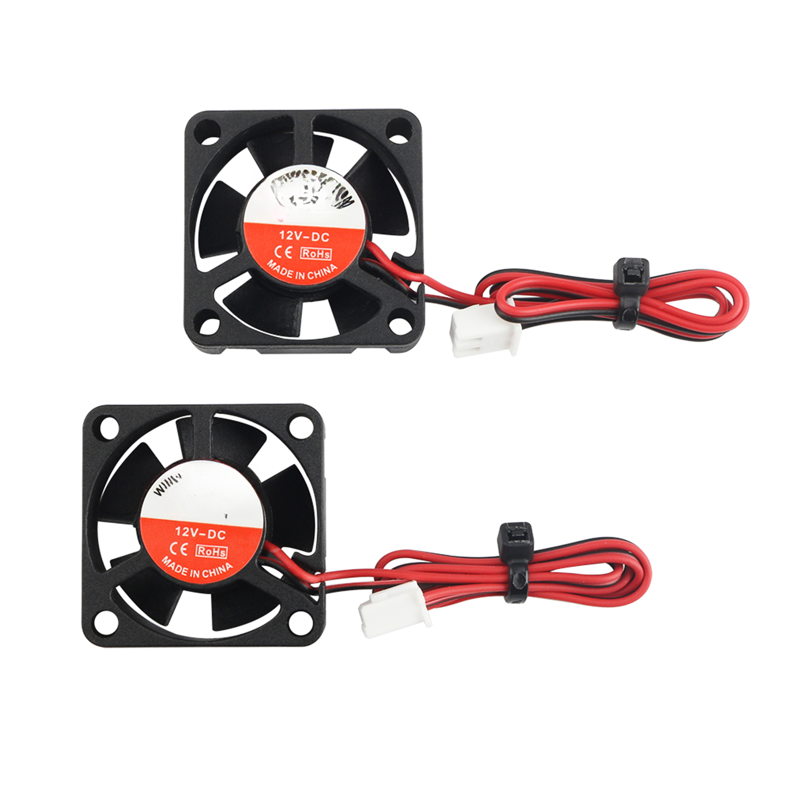 Вентиляторы гидравлические подшипники 3010 охлаждающий вентилятор DC 12V увлажнители запчасти для 3D принтера совместимы с 3D принтером -3 / Prusa i3 30мм x 30мм x 10мм длина провода 28.5см 2шт