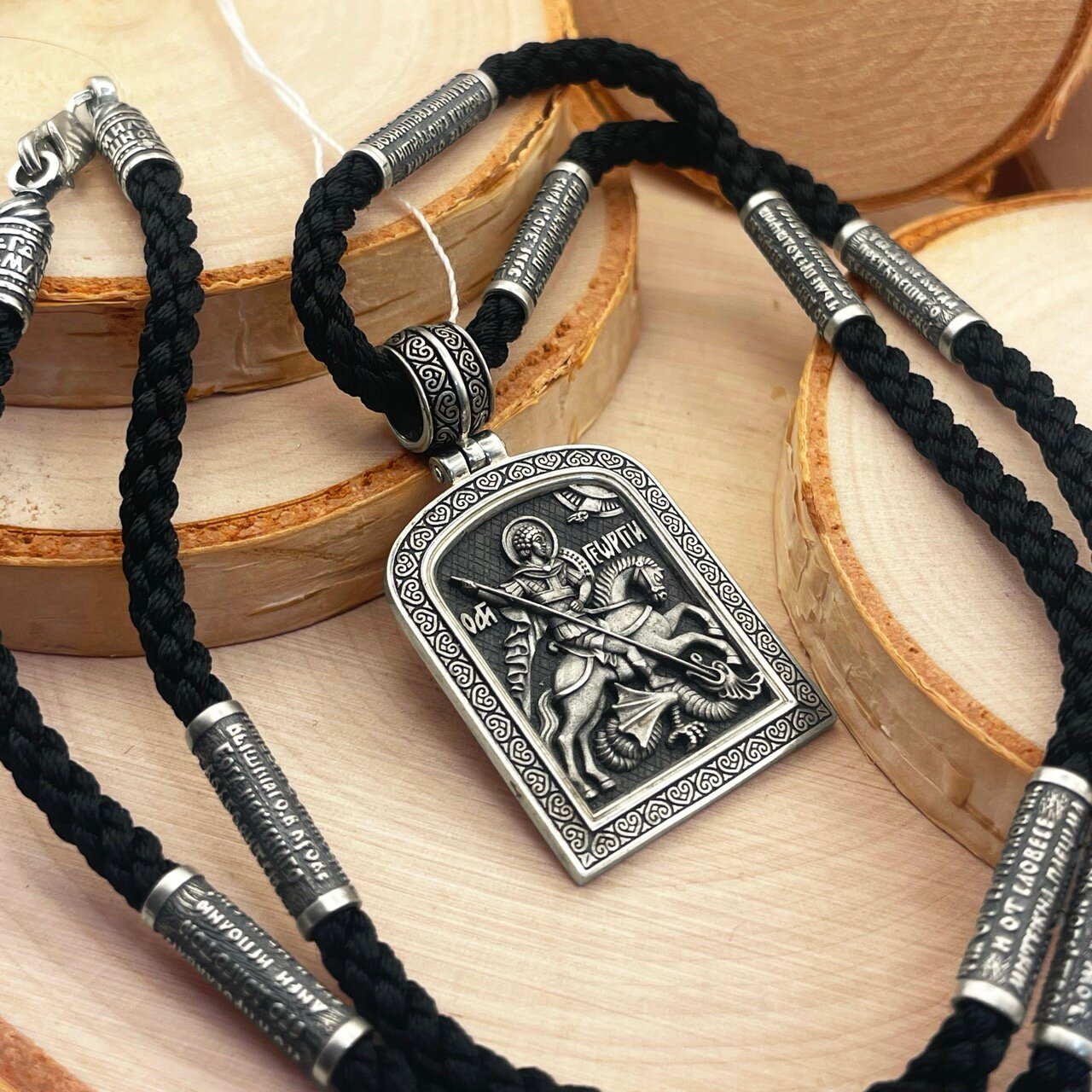 Комплект украшений Русские Мастерские, серебро, 925 проба, оксидирование, чернение