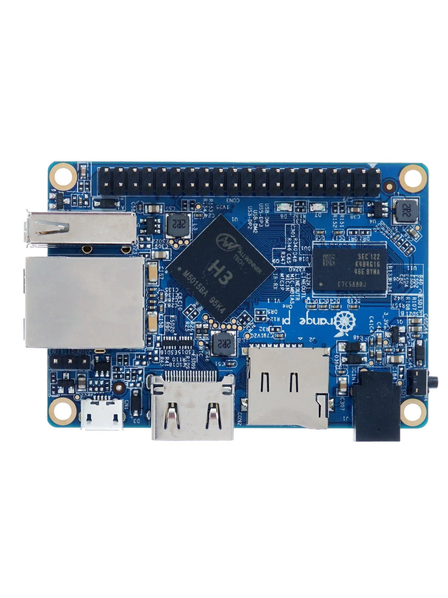 Микрокомпьютер Orange Pi One DDR3 1Gb Allwinner H3, HDMI, USB и microUSB