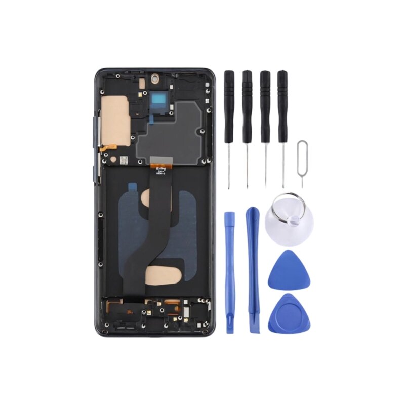 6,58-Дюймовые Сенсорные экраны TFT LCD в сборе с Рамной Дисплейной панелью Высокого разрешения для S20 С Заменой G985F