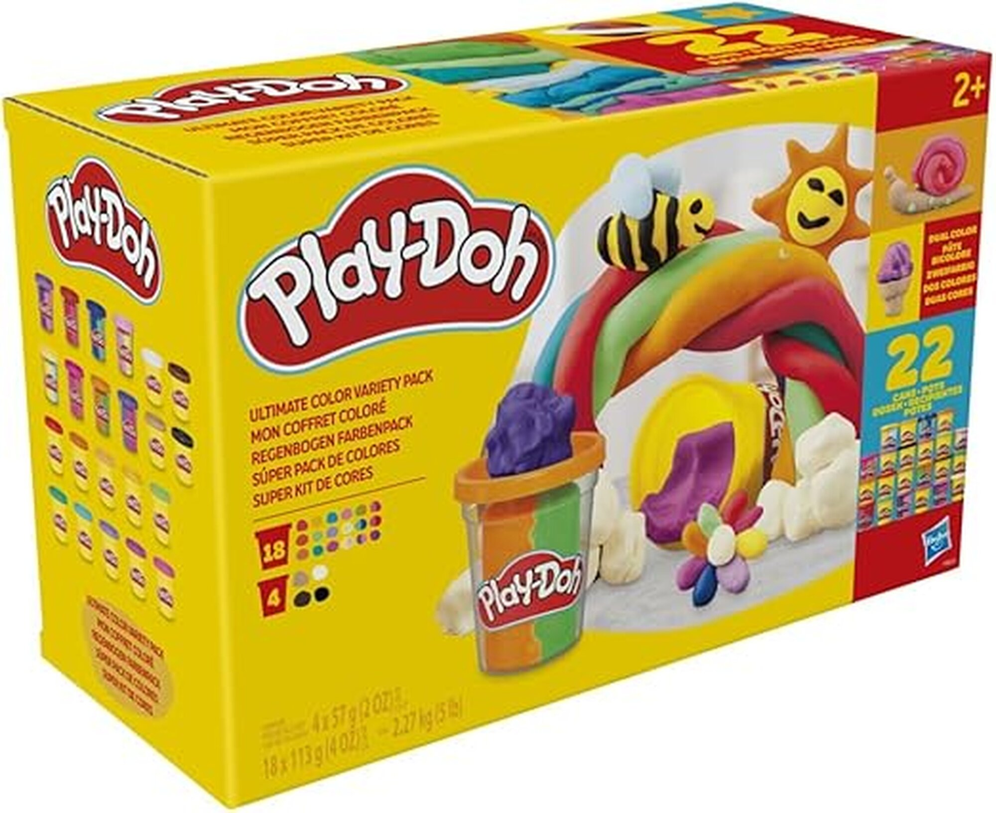 Игровой набор для лепки Play-Doh - Набор из 22 цветов пластилина - F9820
