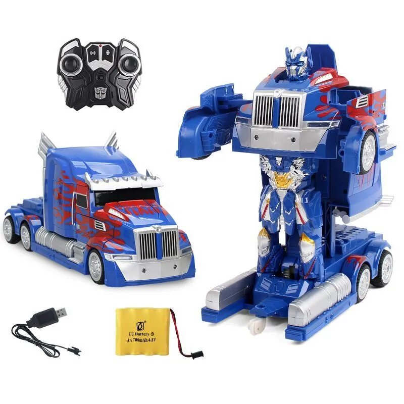 Детские игрушечные трансформеры Optimus Prime, индукционный жест шмеля, автомобиль с дистанционным управлением YOSICIL