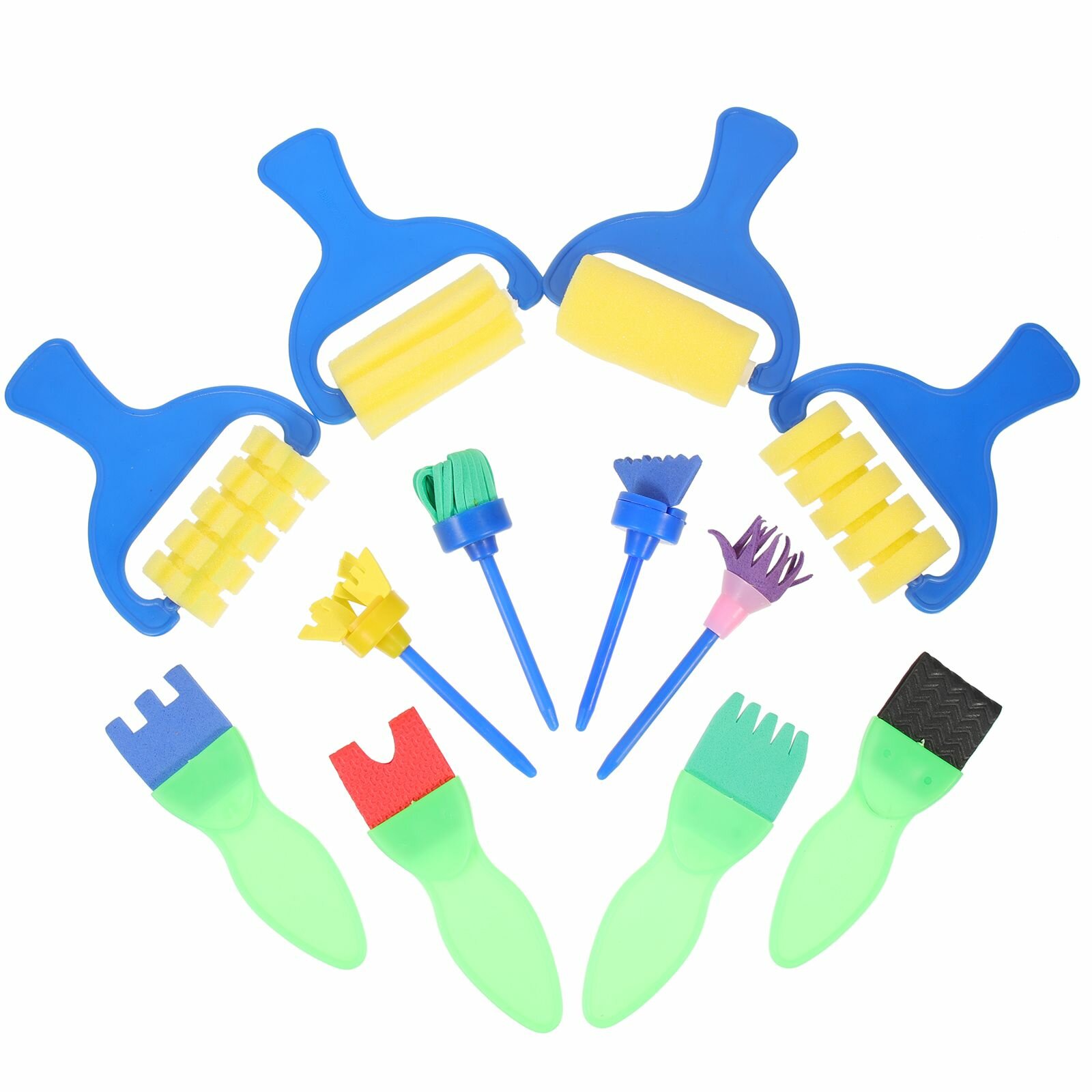 Набор Спонжей Для Рисования, Из Abs-Пластика, Для Творческих Работ, 1 Набор