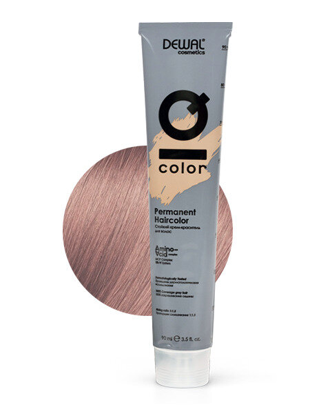 Краска для волос перманентная 10.15 Dewal Cosmetics IQ COLOR, 90 мл