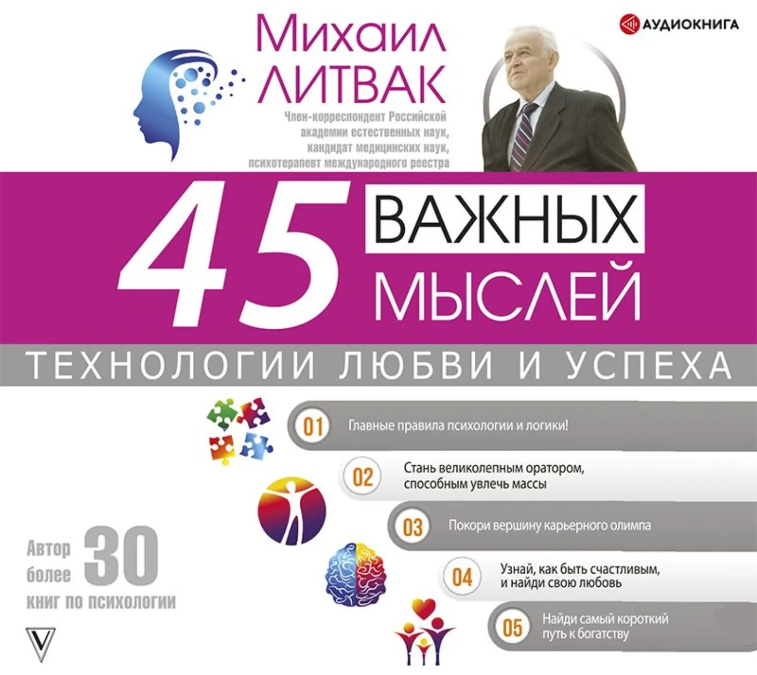 45 важных мыслей: технологии любви и успеха [Аудиокнига]