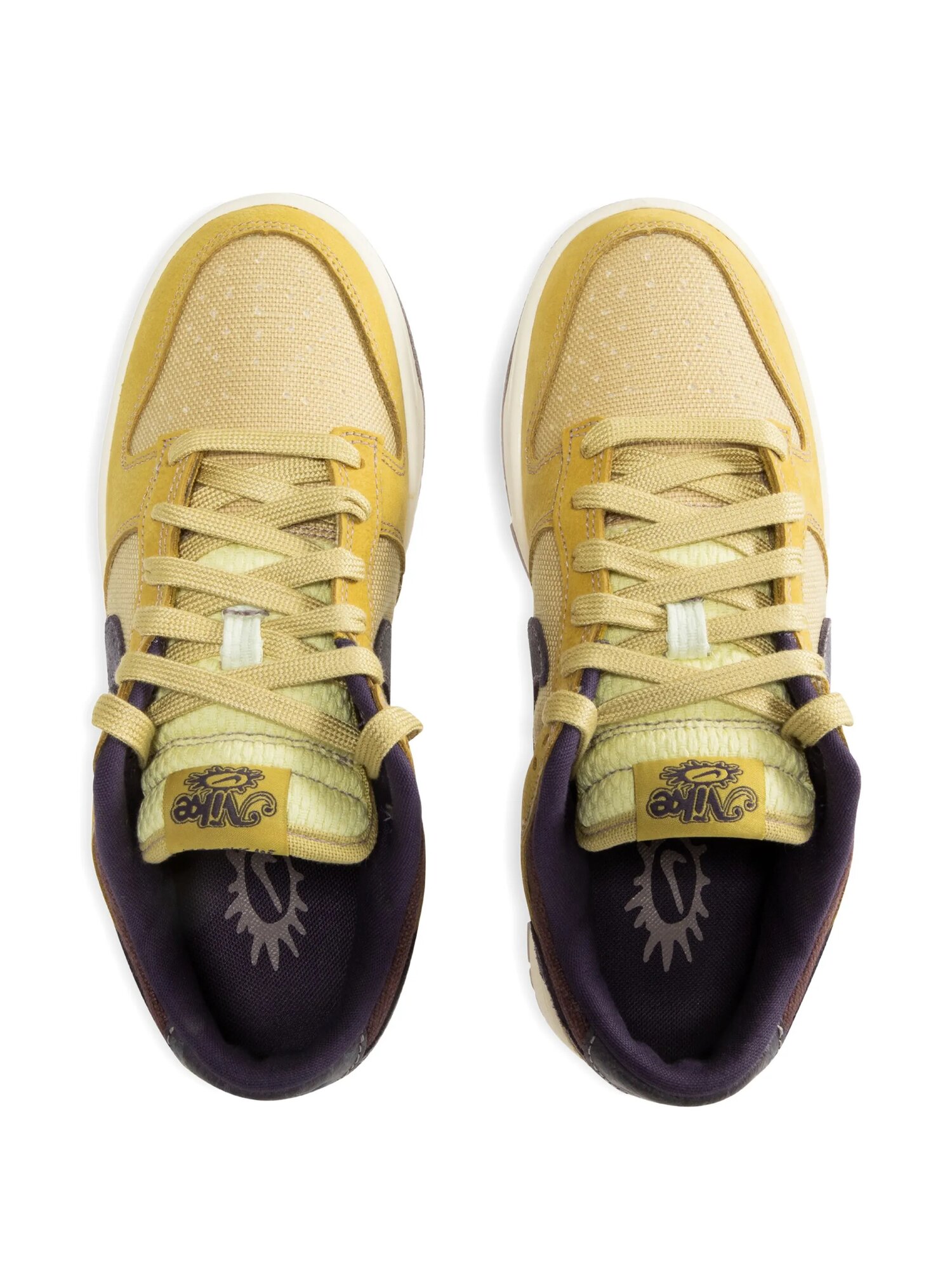 Кроссовки NIKE Dunk Low, размер 8 US, yellow — фото 1