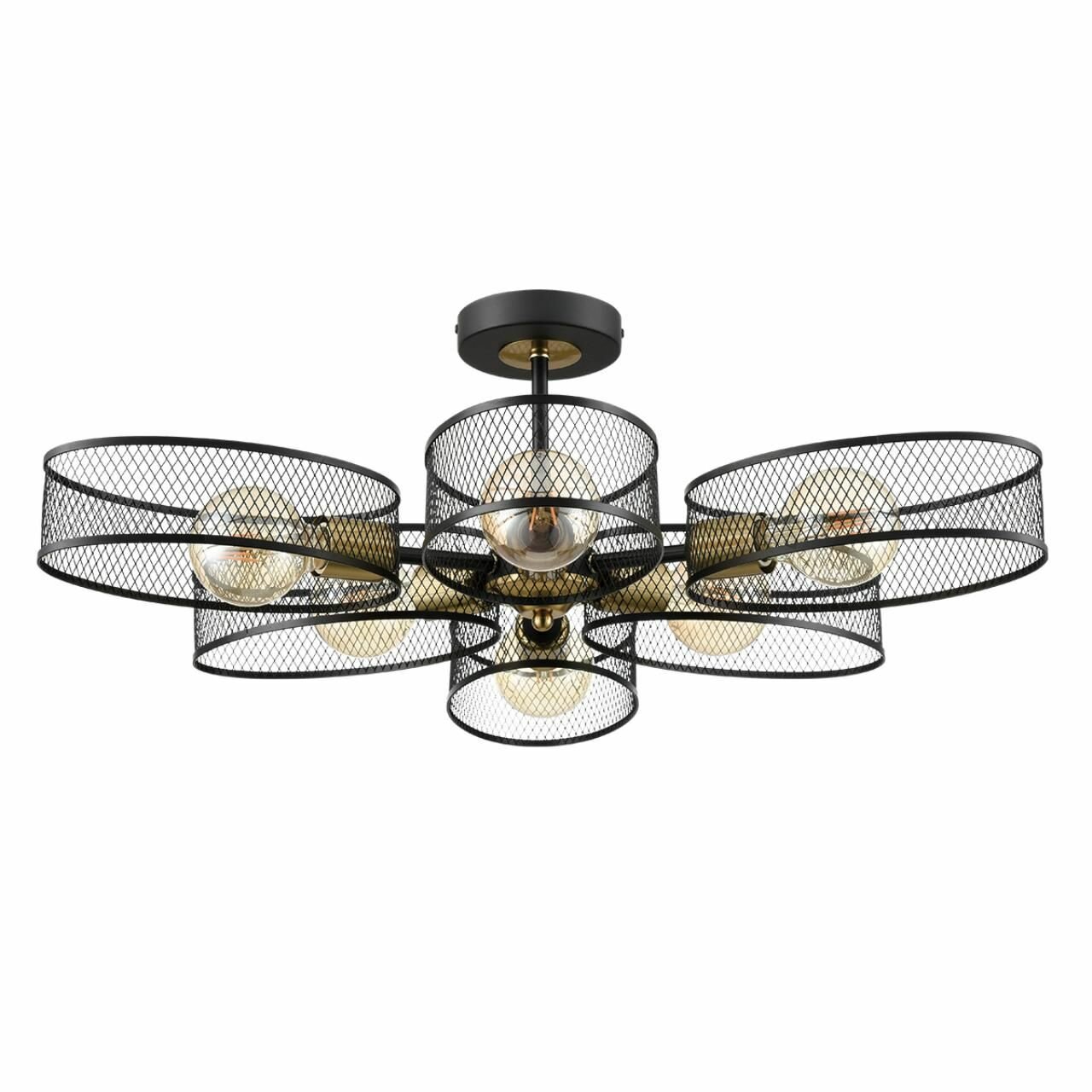 Люстра потолочная LUMION 8153/6C VIVANA, E27, 6х60Вт