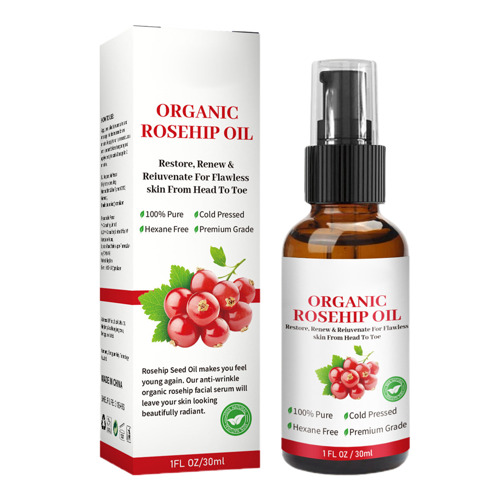 Чистое Масло Холодного Отжима Для Лица Средства по уходу за кожей