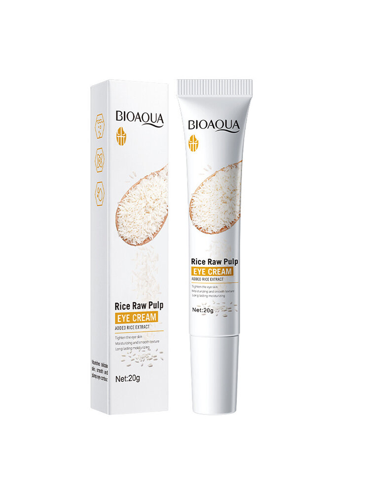Рисовый крем для век, Крем для век Увлажняющий крем от темных кругов под глазами и морщин, Увлажняет кожу вокруг глаз