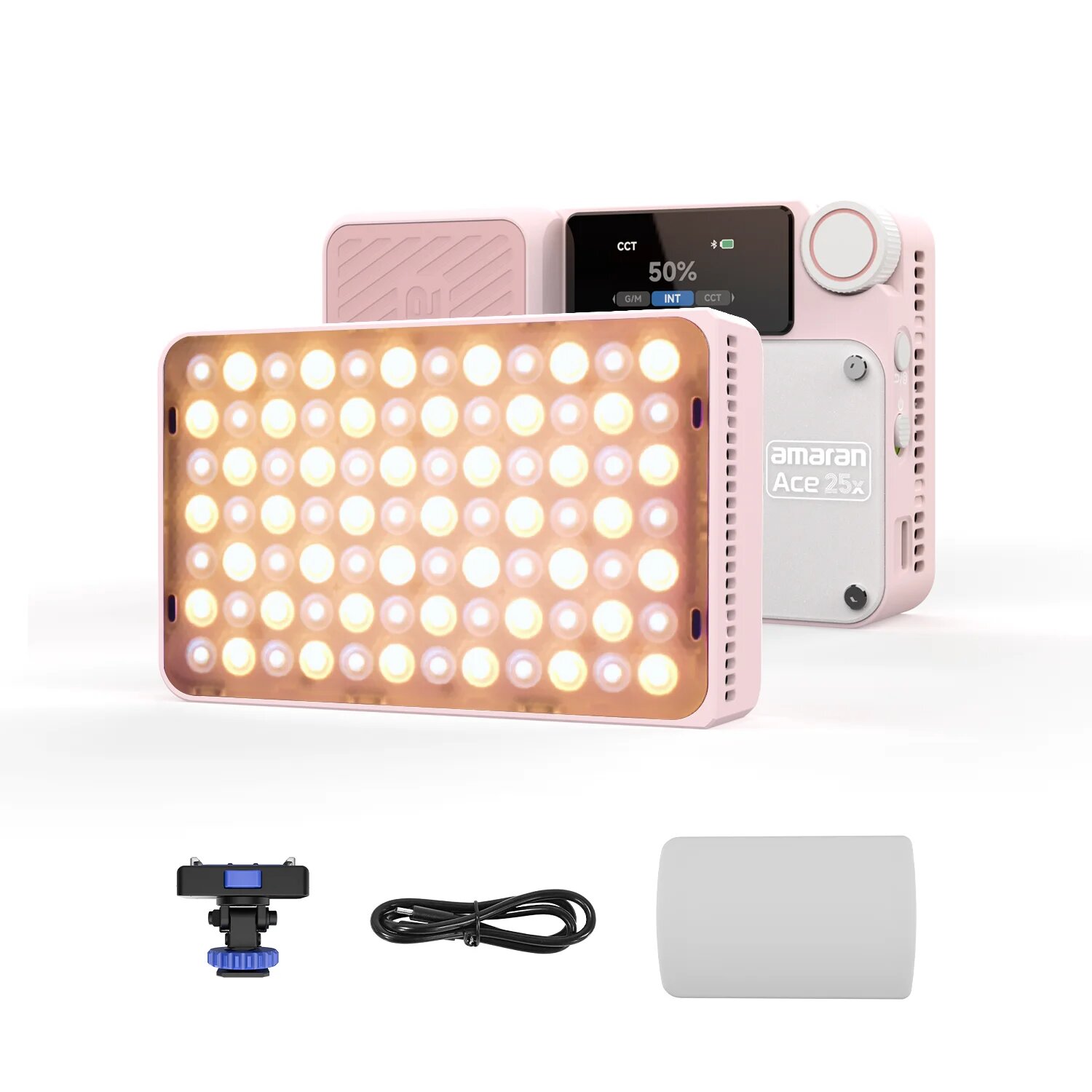 Amaran Ace 25x Pink, накамерный свет