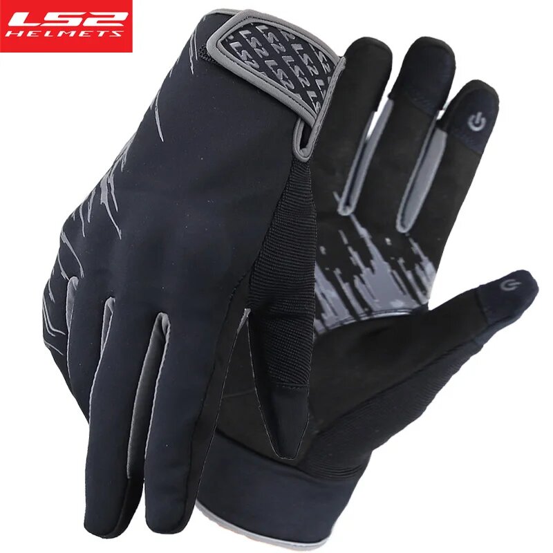 Мотоперчатки LS2 MG002-Black Gray, черные