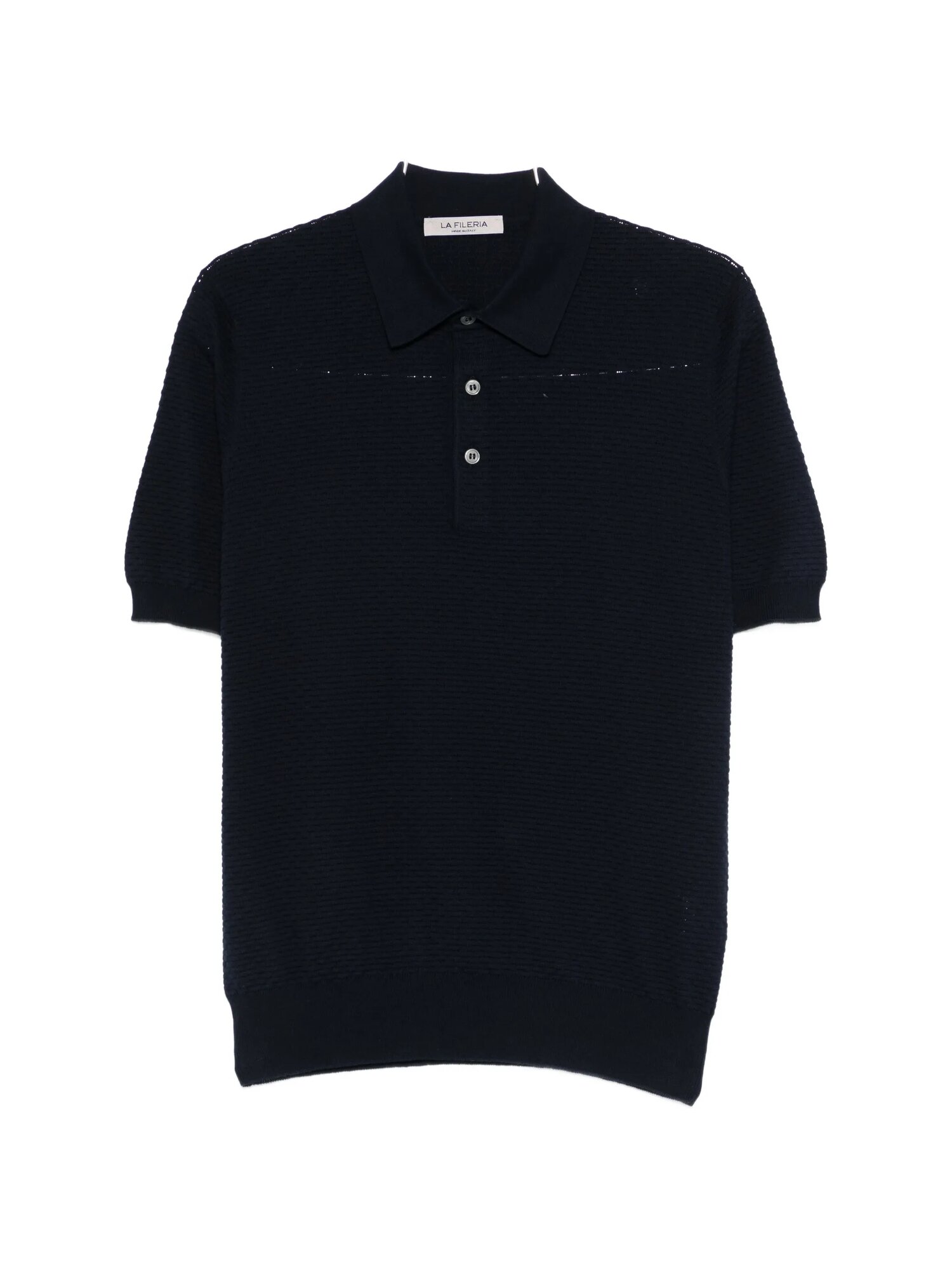 Рубашка Textured button polo shirt