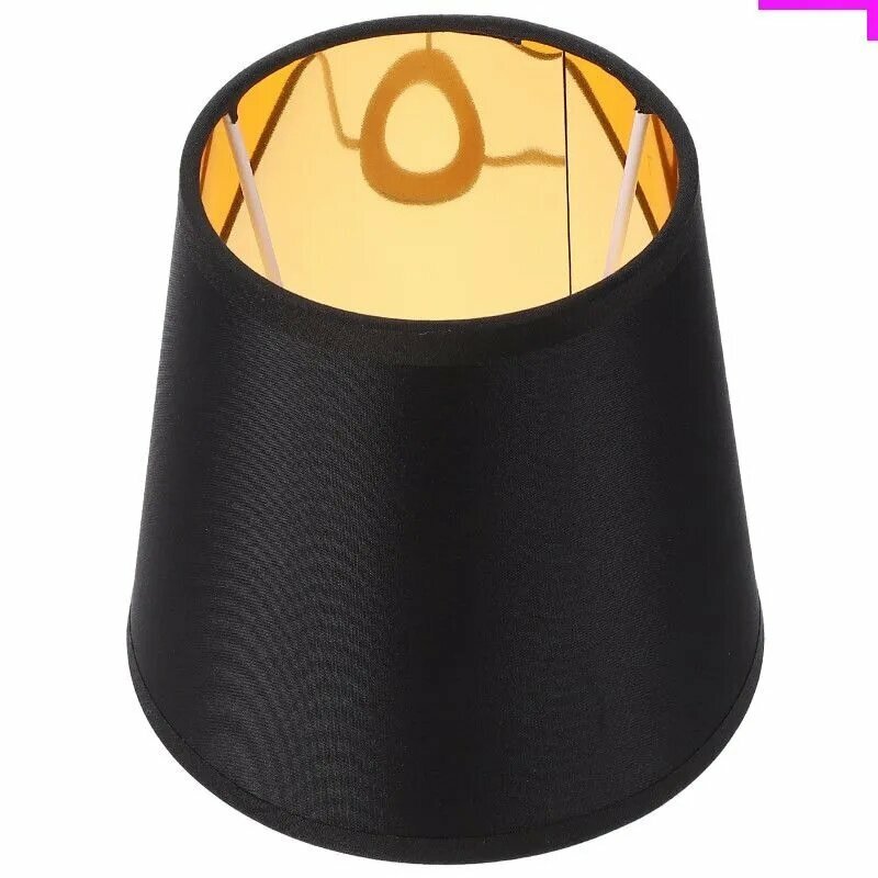 Абажуры для торшеров, маленький абажур E14, черный, подвесные светильники, чехлы для люстр, аксессуары, мини-абажуры для стола и потолка
