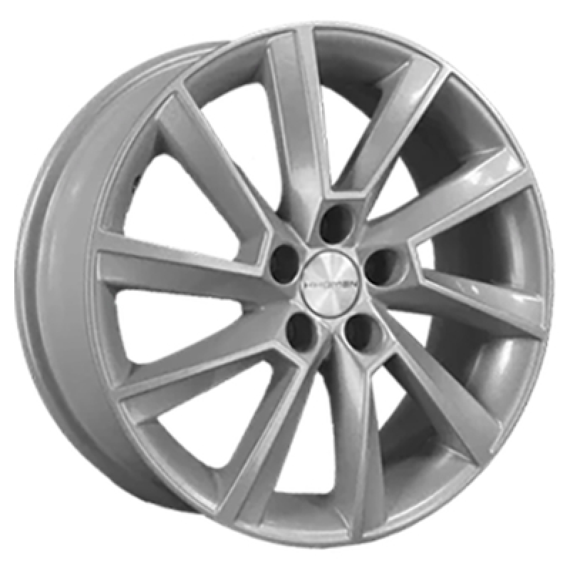 Диск колесный Khomen Wheels KHW1604 (Aveo) 6,0x16 5x105 Dia56.6 ET39 цвет F-Silver