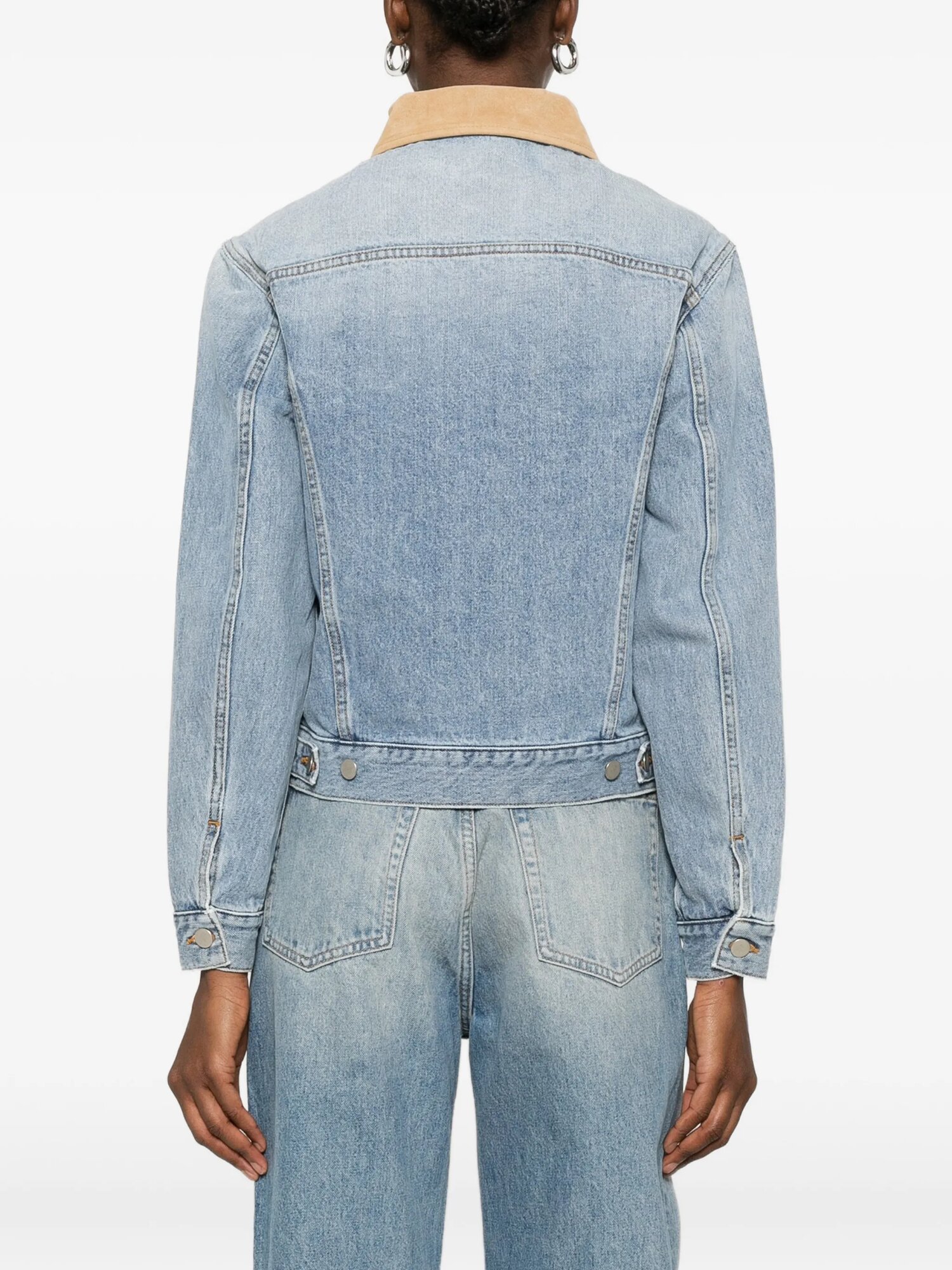 Куртка ROHE Collar pocket jacket, размер 36, синий — фото 1