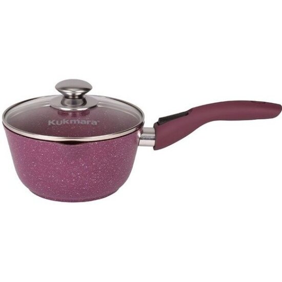 Ковш Kukmara "Trendy style"(Mystery) 1,5л, с носиком, со съемной ручкой, стекл. крышкой (к0156tsm)