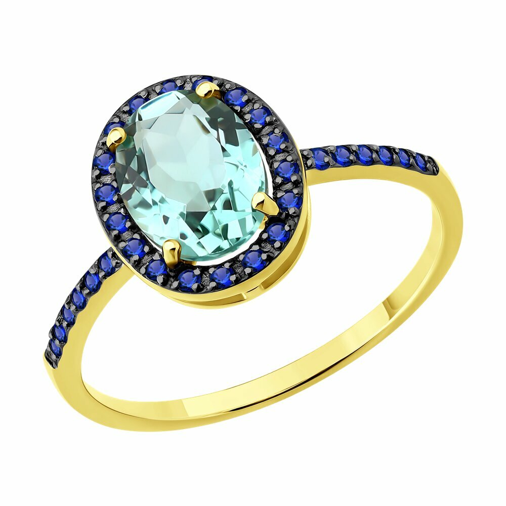 Кольцо, желтое золото, 585 проба