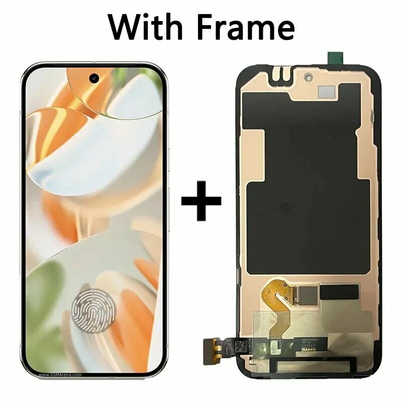 6,8-дюймовый LTPO OLED LCD-дисплей для Google Pixel 9 Pro XL, GGX8B, GZC4K, GQ57S, ЖК-дисплей с рамкой, сенсорный экран, панель управления, с функцией сканирования отпечатков пальцев.