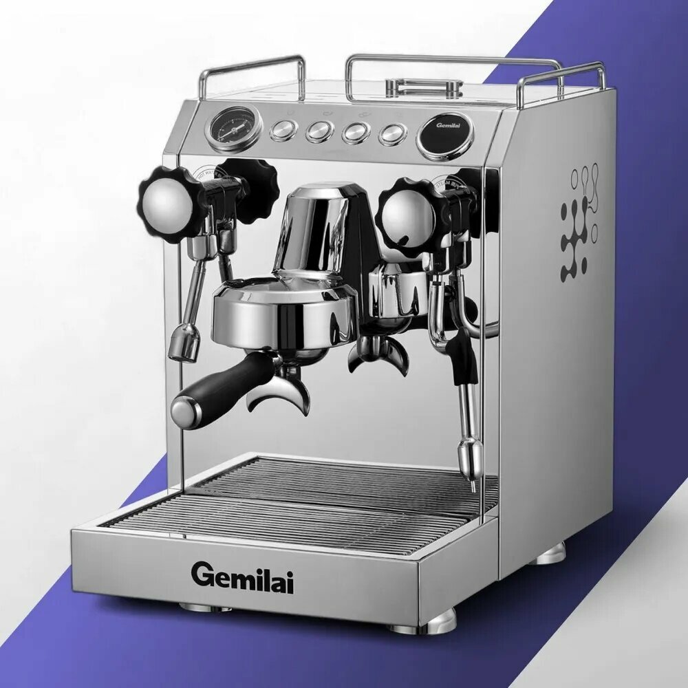 Кофеварка капельная GEMILAI 3145, серый металлик