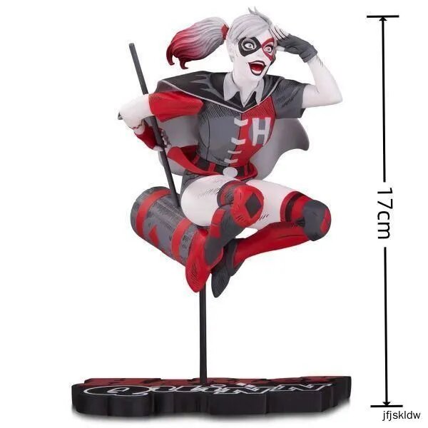Подвижная фигурка McFarlane Toys DC, Харли Квинн Black + White + Red 001, коллекционная модель