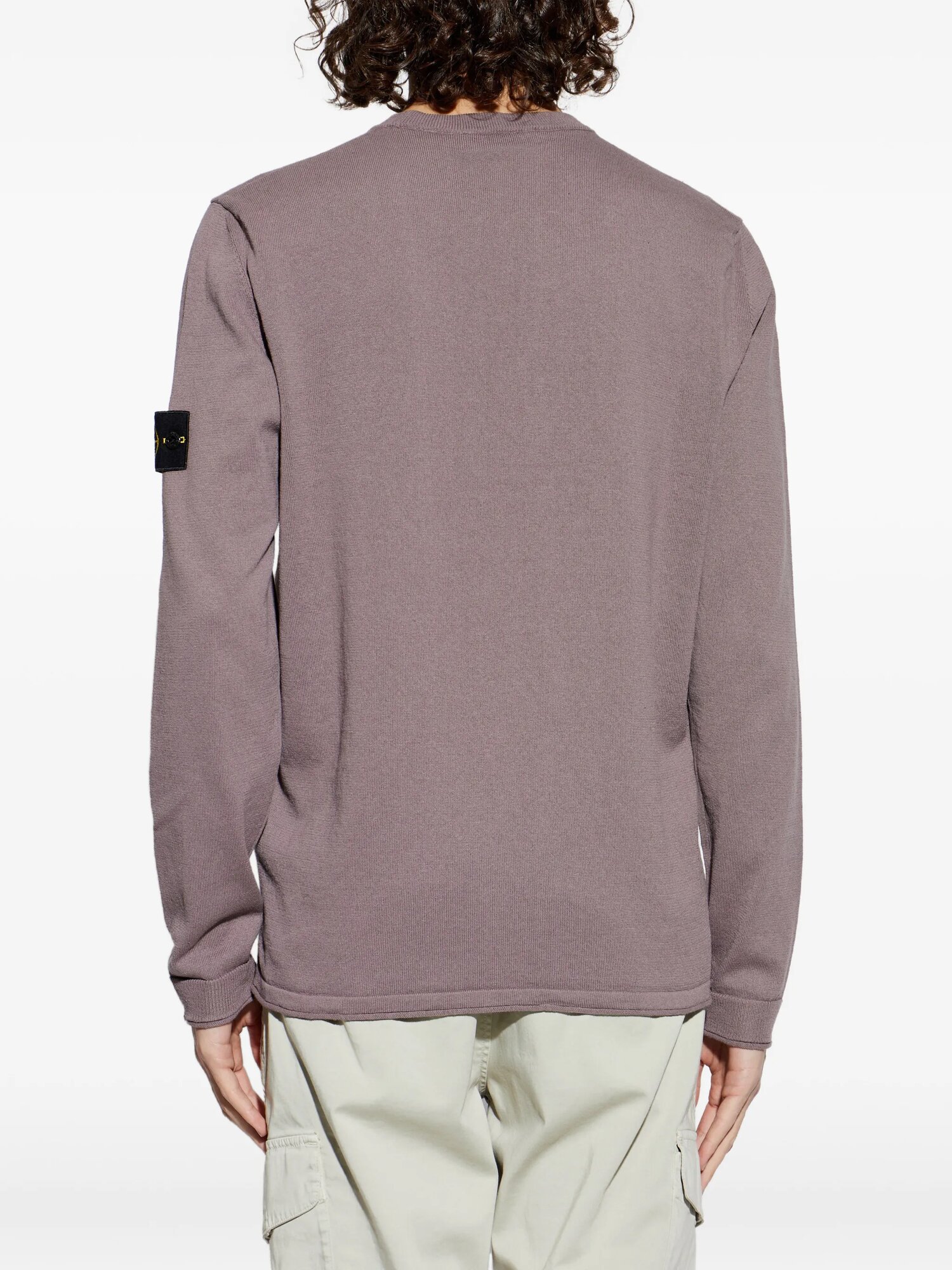 Свитер Stone Island Logo-patch sweater, размер L, , purple — фото 1