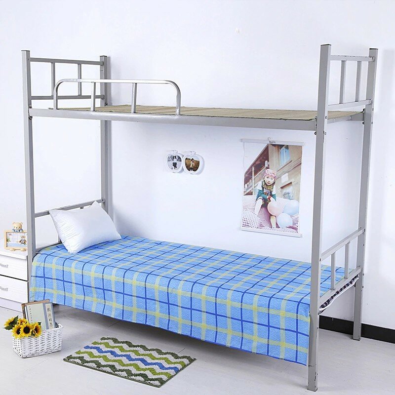 [2026] Простыня из чистого хлопка для односпальной кровати, чехол для матраса в студенческом общежитии, цельная простыня для двухъярусных кроватей в университетских общежитиях, полностью хлопковый чехол для матраса.