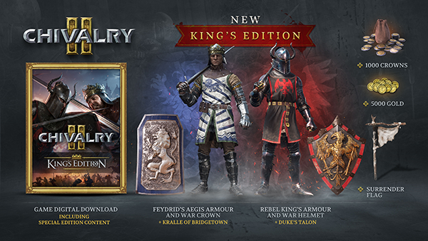 Chivalry 2 King's издание PC Steam Ключ • Активация Steam • регион Весь мир