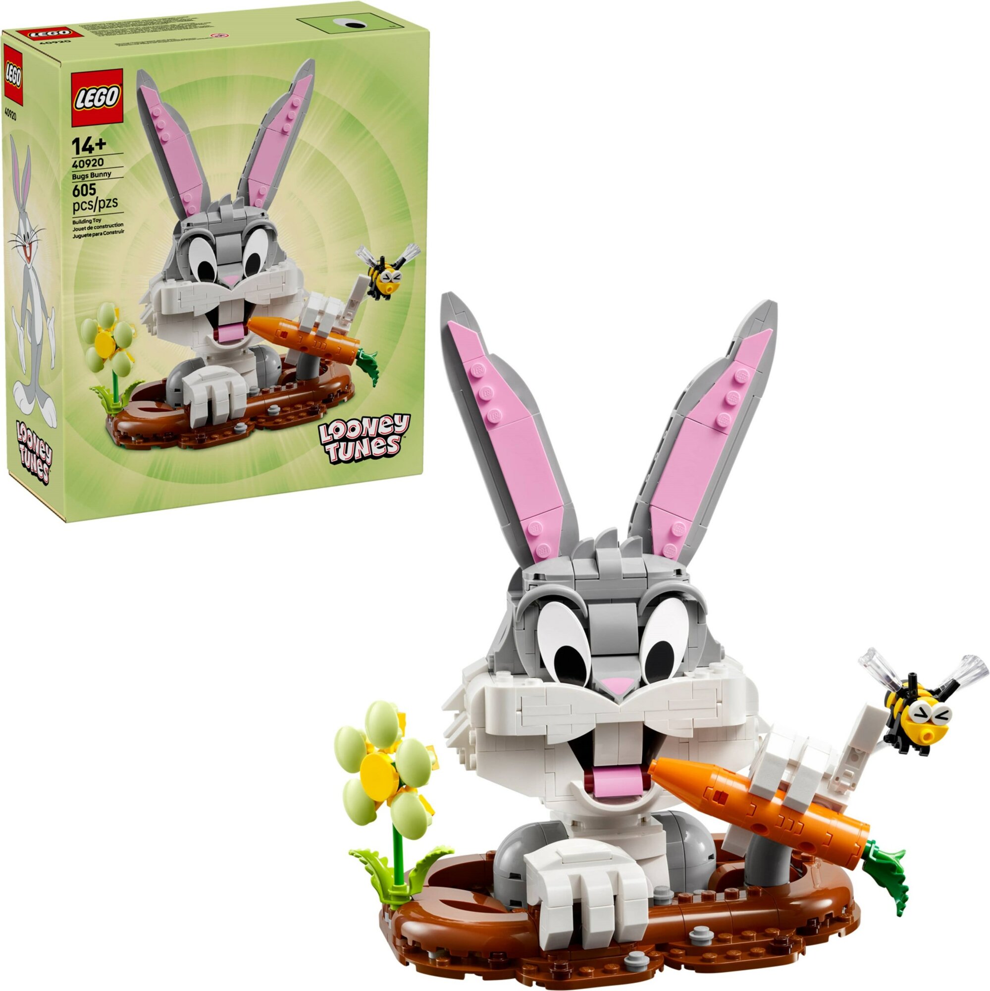 Конструктор LEGO Looney Tunes 40920 Кролик Багз Банни, 605 деталей, 14+
