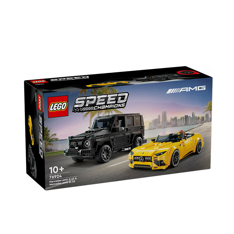Конструктор LEGO 76924 Mercedes-AMG Гоночный автомобиль для мальчиков 3-6 лет подарок к Дню рождения