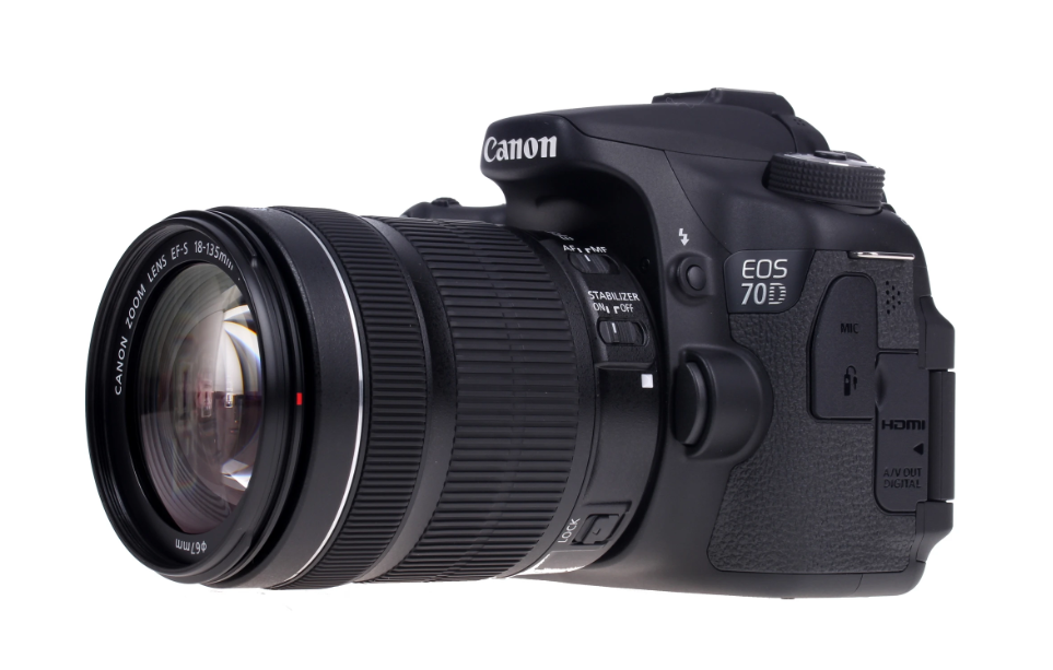 Фотоаппарат Canon EOS 70D Kit EF-S 18-135mm f/3.5-5.6 IS STM, черный
